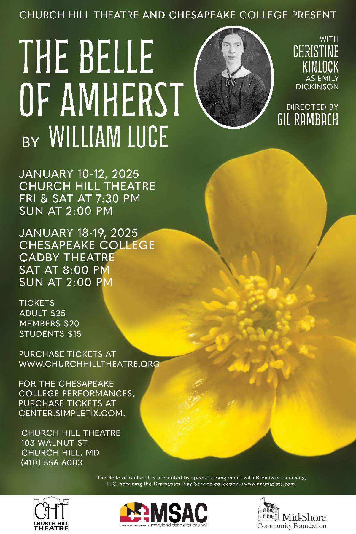 CHT Belle of Amherst – Kent County Crier